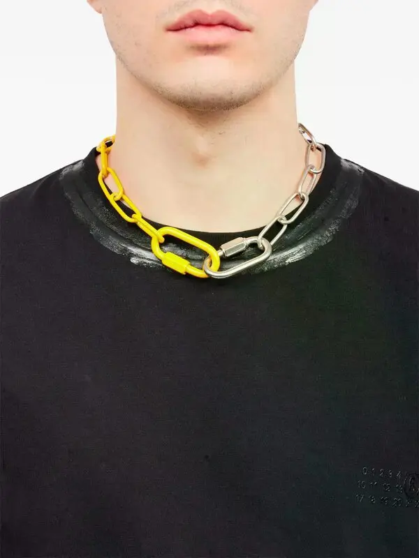 MAISON MARGIELA Chain-link Two-tone Necklace