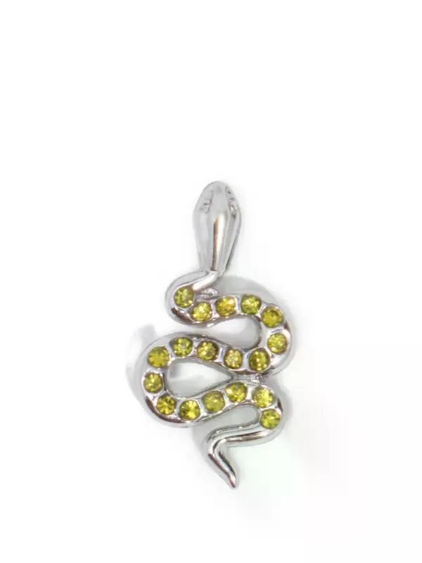 Bimba Y Lola Crystals Snake Earrings