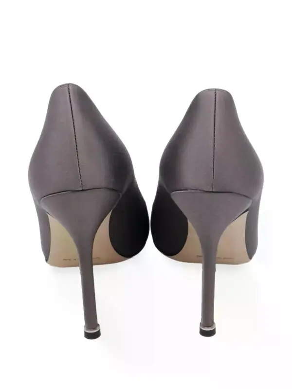 Manolo Blahnik Hangisi Jewel Buckle Pumps