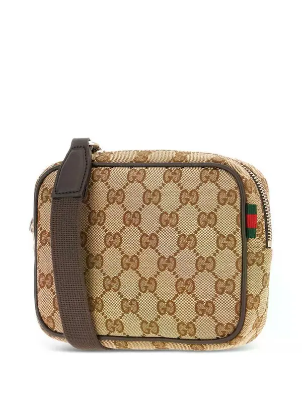 Gucci Gg Monogram Crossbody Clutch Bag