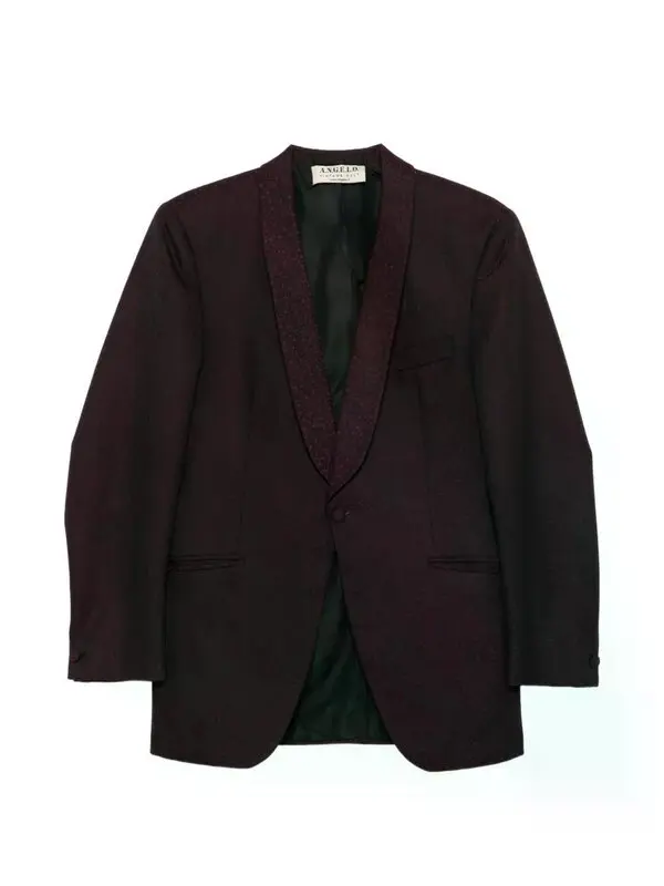 A.N.G.E.L.O. VINTAGE CULT 1960s Shawl-lapel Jacquard Jacket