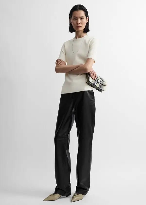TOTEME Easy Leather Trousers