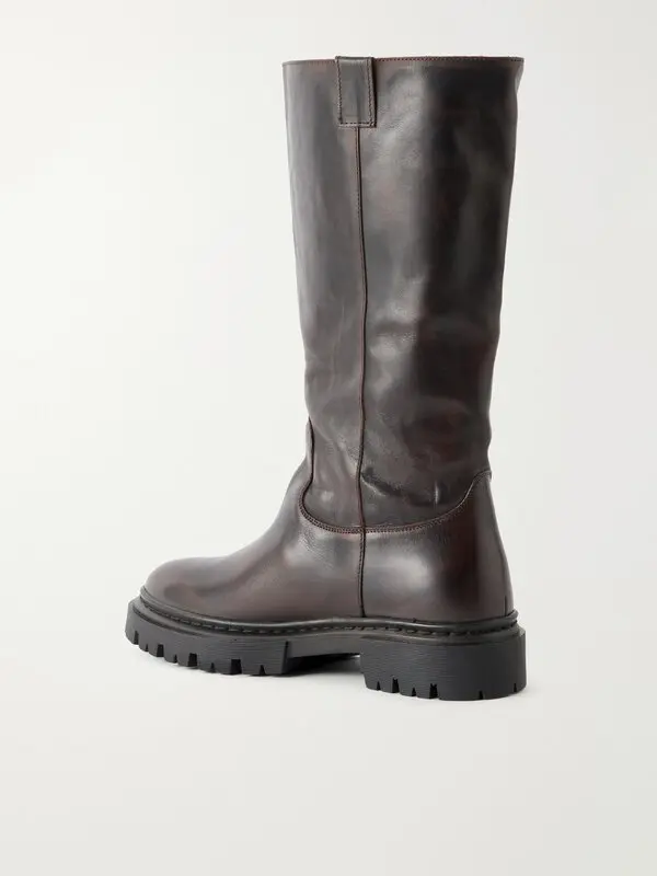 Staud Emmett Leather Knee Boots