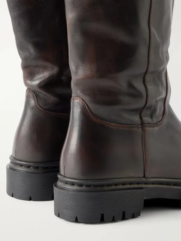 Staud Emmett Leather Knee Boots
