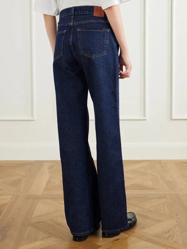 ANINE BING Hugh Jean 34' Straight-leg Jeans