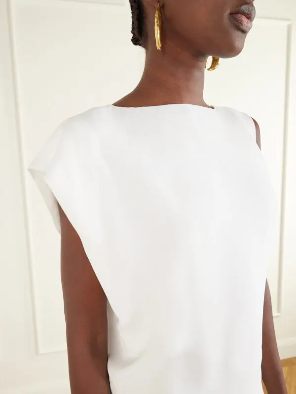 Jacquemus La Robe Crepe Maxi Dress