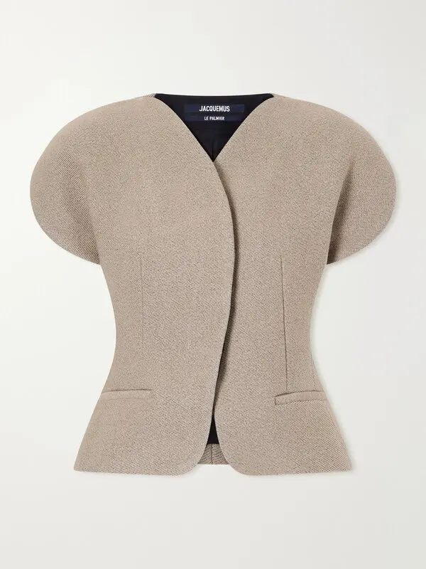 Jacquemus La Veste Oval Wool-blend Blazer