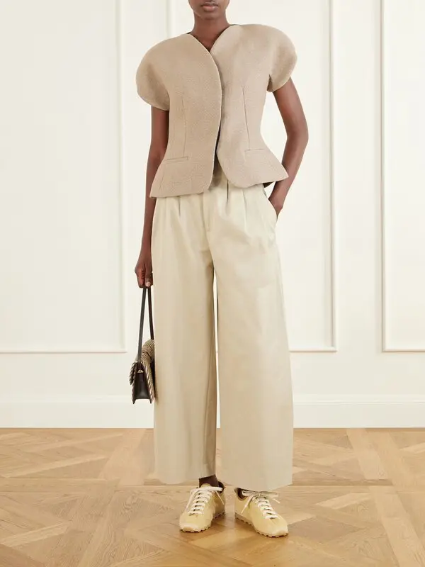 Jacquemus La Veste Oval Wool-blend Blazer