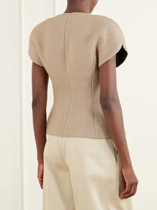 Jacquemus La Veste Oval Wool-blend Blazer
