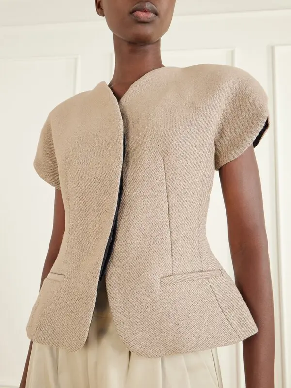 Jacquemus La Veste Oval Wool-blend Blazer