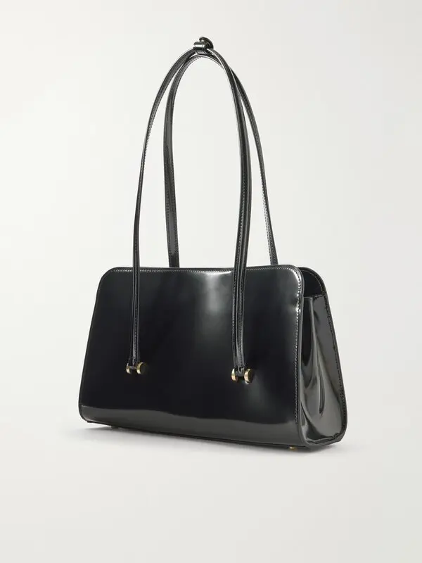 KALLMEYER Magazine Patent-leather Shoulder Bag - Black