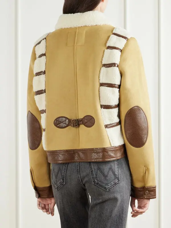 MOTHER The Tripper Puffer Plush-trimmed Jacket