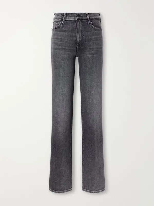 MOTHER The Kick It High-rise Straight-leg Stretch Jeans
