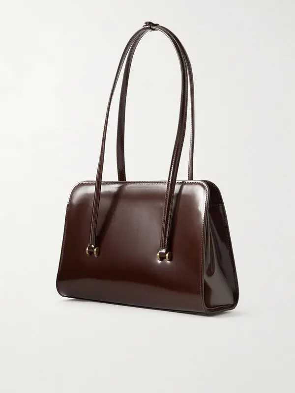 KALLMEYER Magazine Patent-leather Shoulder Bag - Brown