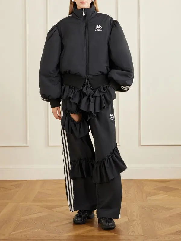 Simone Rocha Adidas Originals Firebird Logo-embroidered Padded Shell Jacket