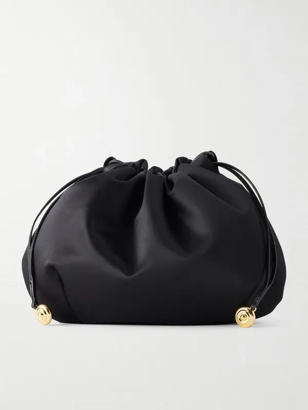 LIFFNER Charm-embellished Satin Clutch