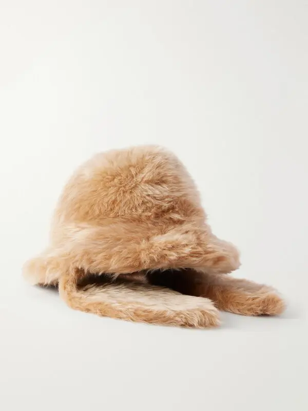 Loewe Loop Shearling Trapper Hat
