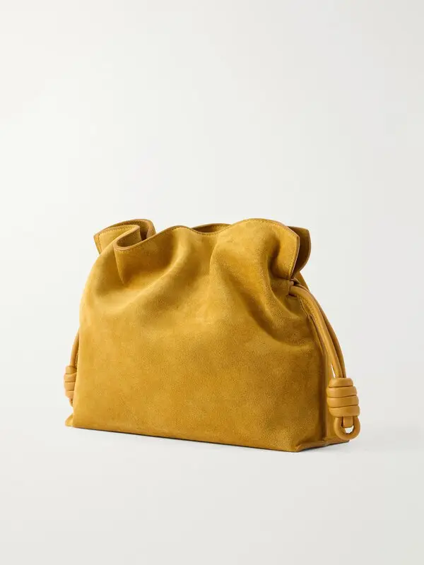 Loewe Flamenco Medium Suede Clutch