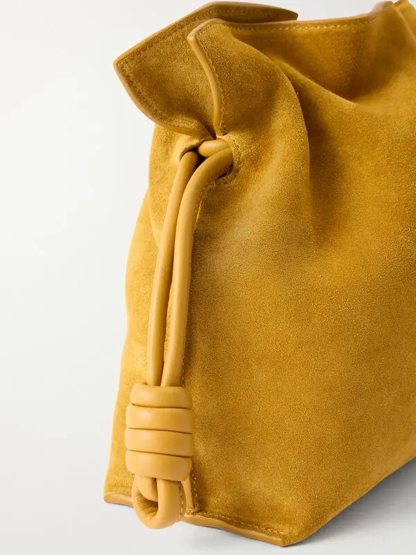 Loewe Flamenco Medium Suede Clutch