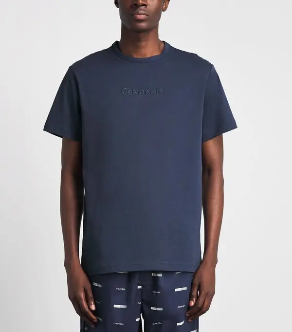Calvin Klein Cotton Logo Pyjama Top