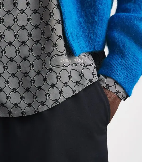 Sandro Chain-print Shirt