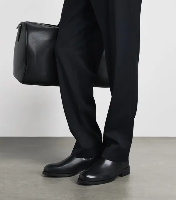 Sandro Leather Chelsea Boots