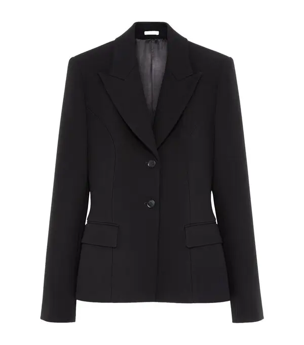 Alexander McQueen Crepe Single-breasted Jacket