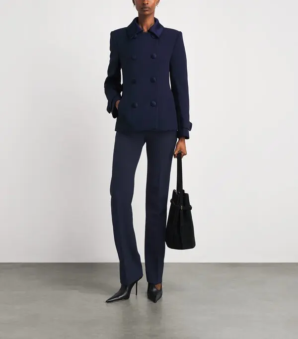 Safiyaa Crepe Tailored Trousers