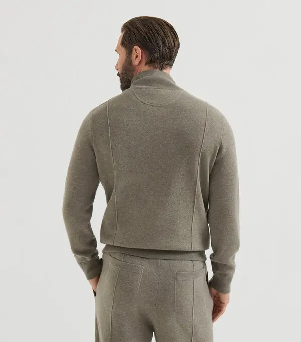 Brunello Cucinelli Cashmere-blend Zip-up Cardigan