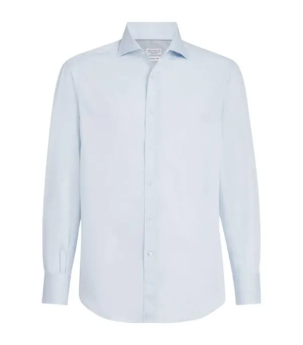 Brunello Cucinelli Cotton Twill Shirt