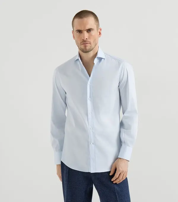 Brunello Cucinelli Cotton Twill Shirt