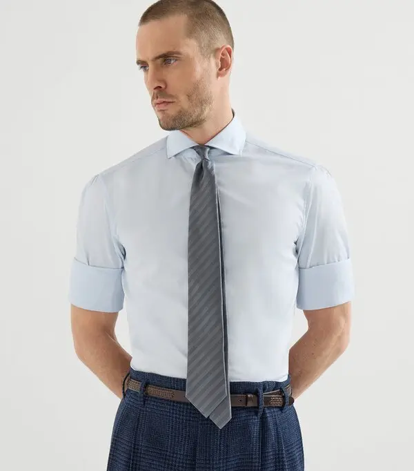 Brunello Cucinelli Cotton Twill Shirt