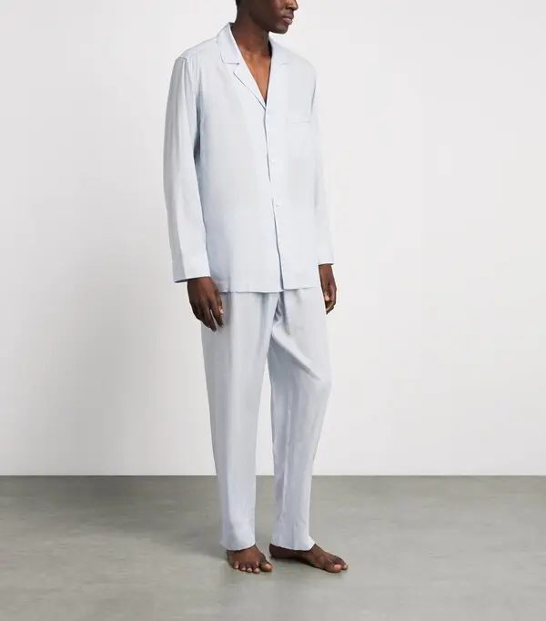 Zimmerli Stripe Sustainable Luxury Pyjama Set