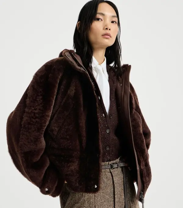 Brunello Cucinelli Shearling Fur Jacket