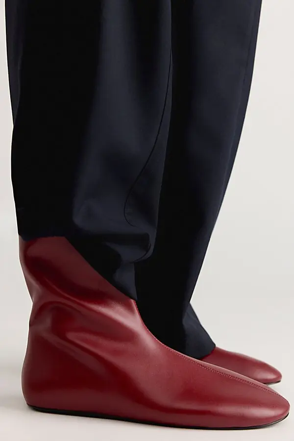 Jeffrey Campbell Lost Sole Ballet Boots Shoe At - Red