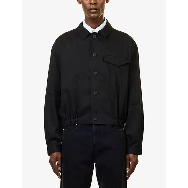Jacquemus Le Blouson Cubano Linen-blend Jacket