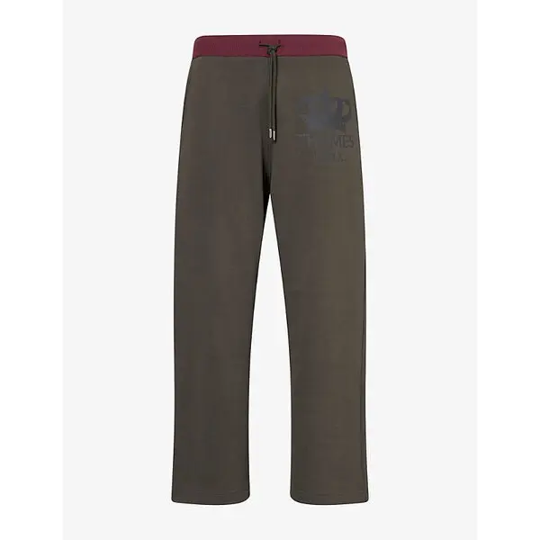 THAMES Stamp Cotton-blend Jogging Bottoms