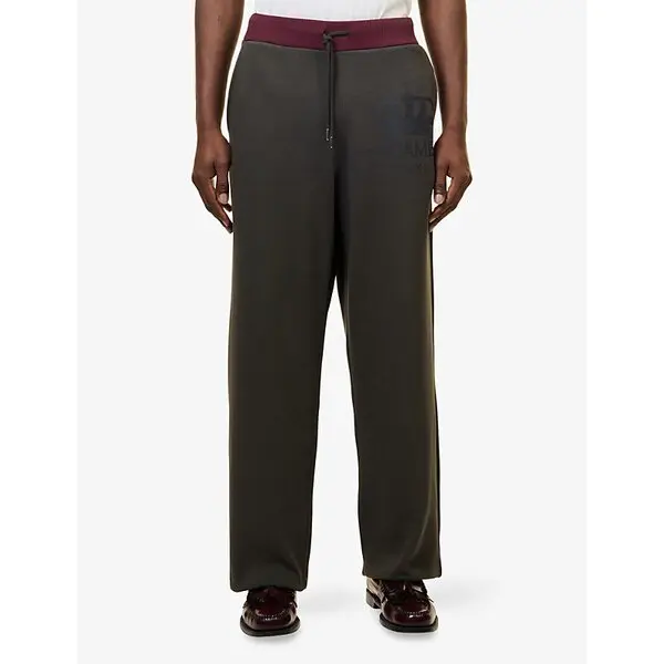 THAMES Stamp Cotton-blend Jogging Bottoms