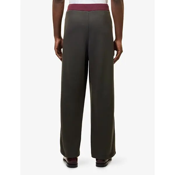 THAMES Stamp Cotton-blend Jogging Bottoms