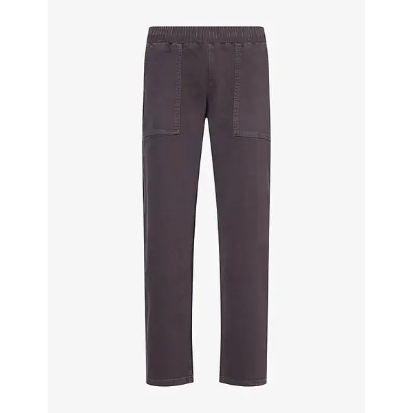 ARNE Carpenter Elasticated-waist Denim Trousers - Grey