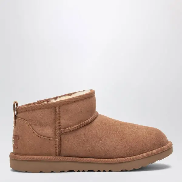 UGG Classic Ultra Mini Boots In Chestnut - Beige