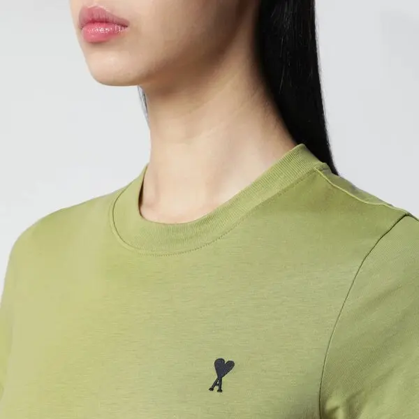 AMI Paris De Coeur Matcha T-shirt