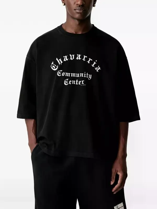 WILLY CHAVARRIA Logo-print Oversized T-shirt