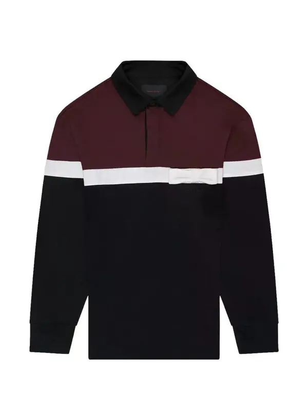 Simone Rocha Striped-pattern Cotton Polo Shirt