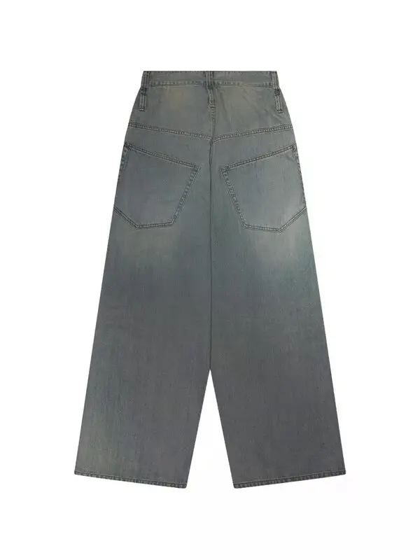 PROTOCOL INDEX Retro-wash Wide-leg Jeans