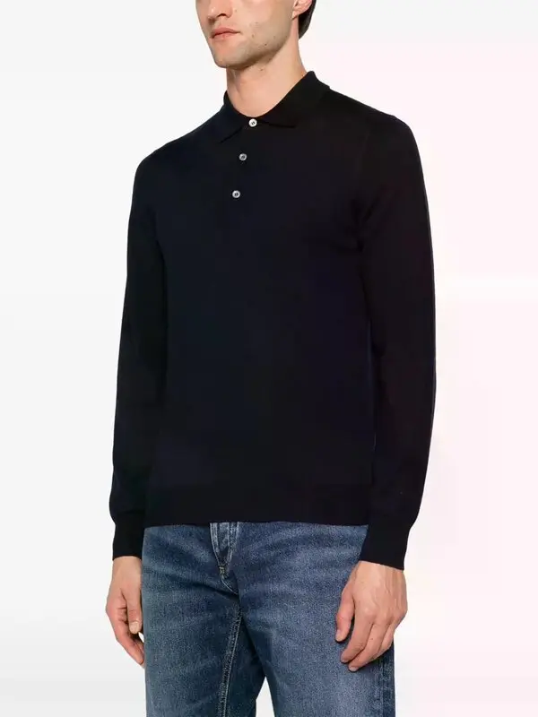 VENGERA Long-sleeve Polo Shirt