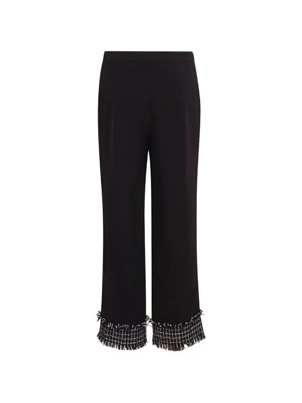 JOVONNA Zinnia Tweed-trim Trousers