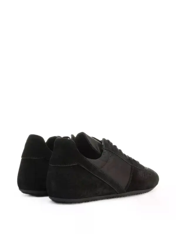 Rick Owens Minimal Suede-trim Sneakers