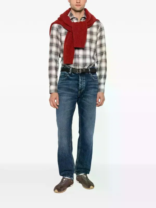 BARBA NAPOLI Dandy Check-print Shirt