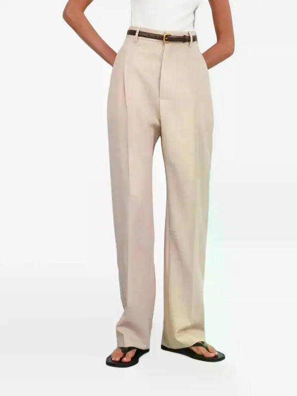 Wardrobe.NYC Pleated Wool Trousers